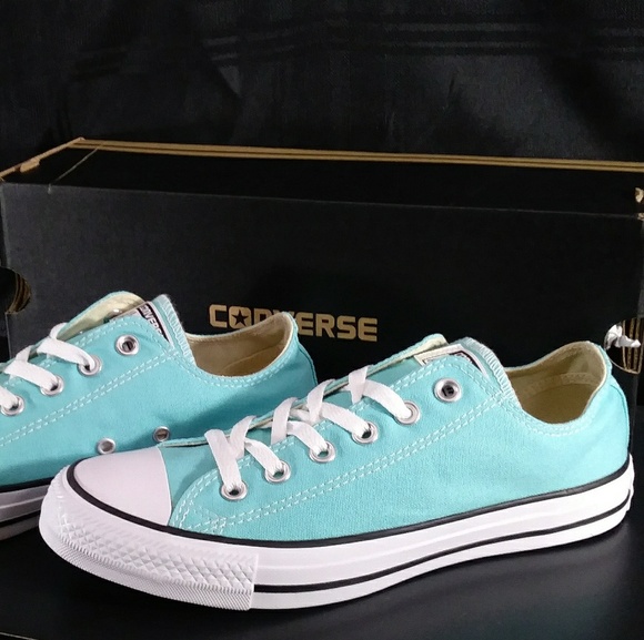 Converse | Shoes | Nib Converse Ox Light Aqua Blue | Poshmark